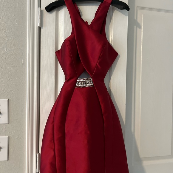 Rachel Allan | Dresses | Burgundy Rachel Allan Eveningcocktailprom ...